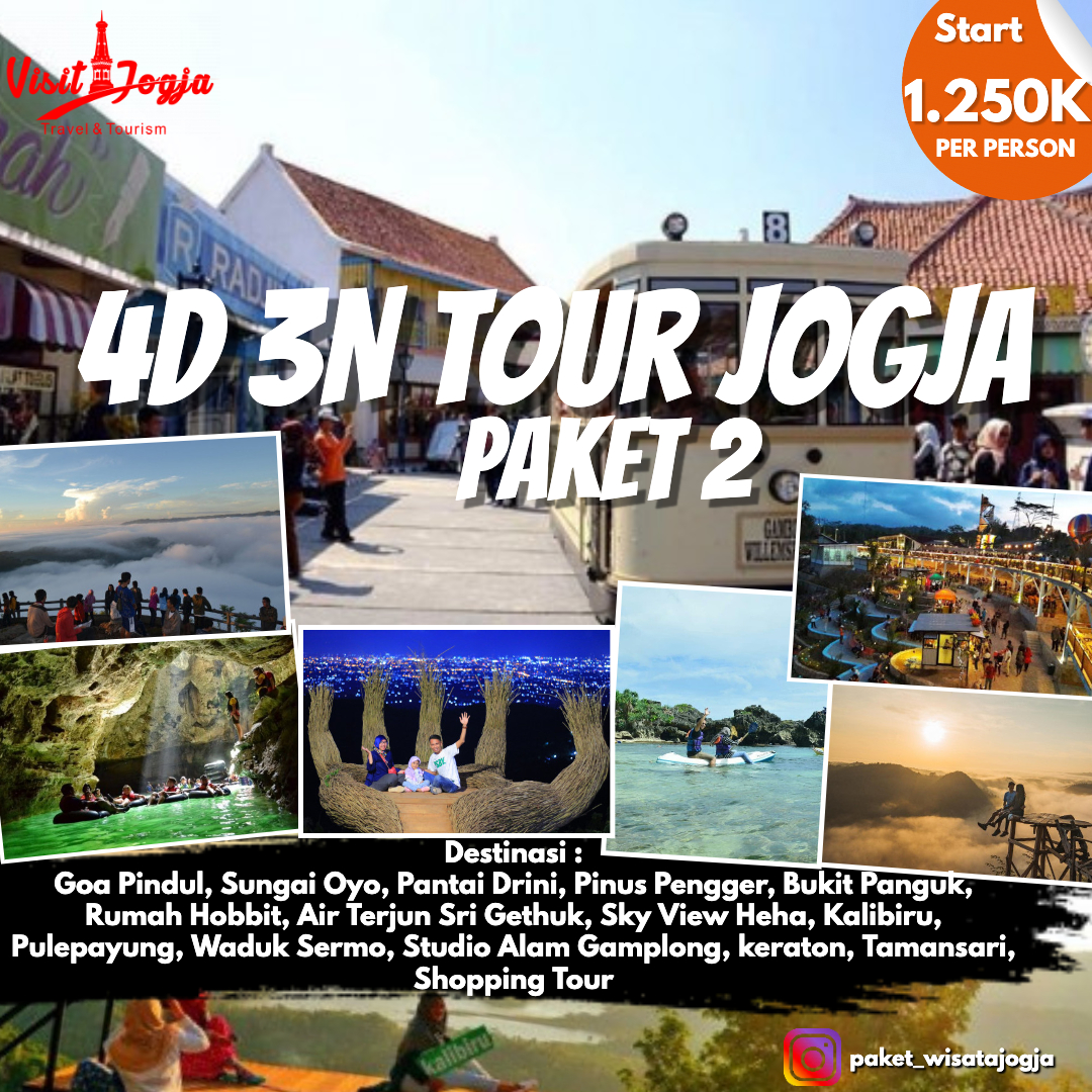 Paket Wisata Jogja 4 Hari 3 Malam Paket 2 ~ Visit-Jogja.com Paket Wisata Jogja 4 Hari 3 Malam Paket 2 ~ Visit-Jogja.com
